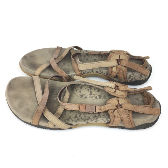 Merrell | Shoes | Merrell San Remo Leather Strappy Open Toe Sandals ...